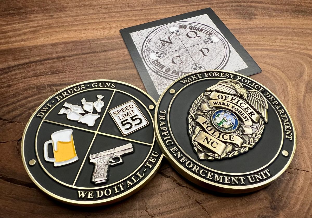 Wake Forest PD Traffic Unit Coin