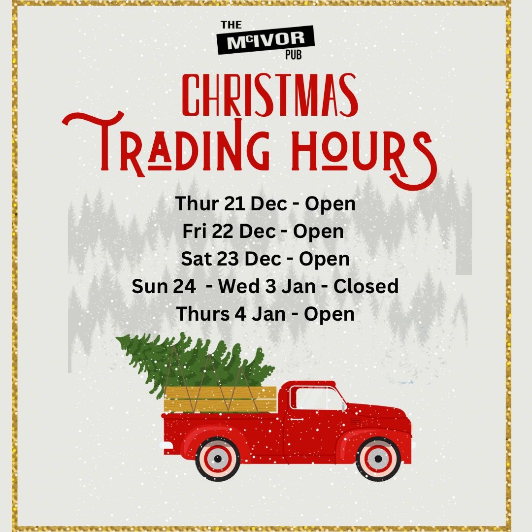 Functions, Beer Garden, Pub - The McIvor Pub - Bendigo, Victoria