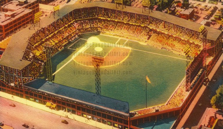 Vintage Baseball Art