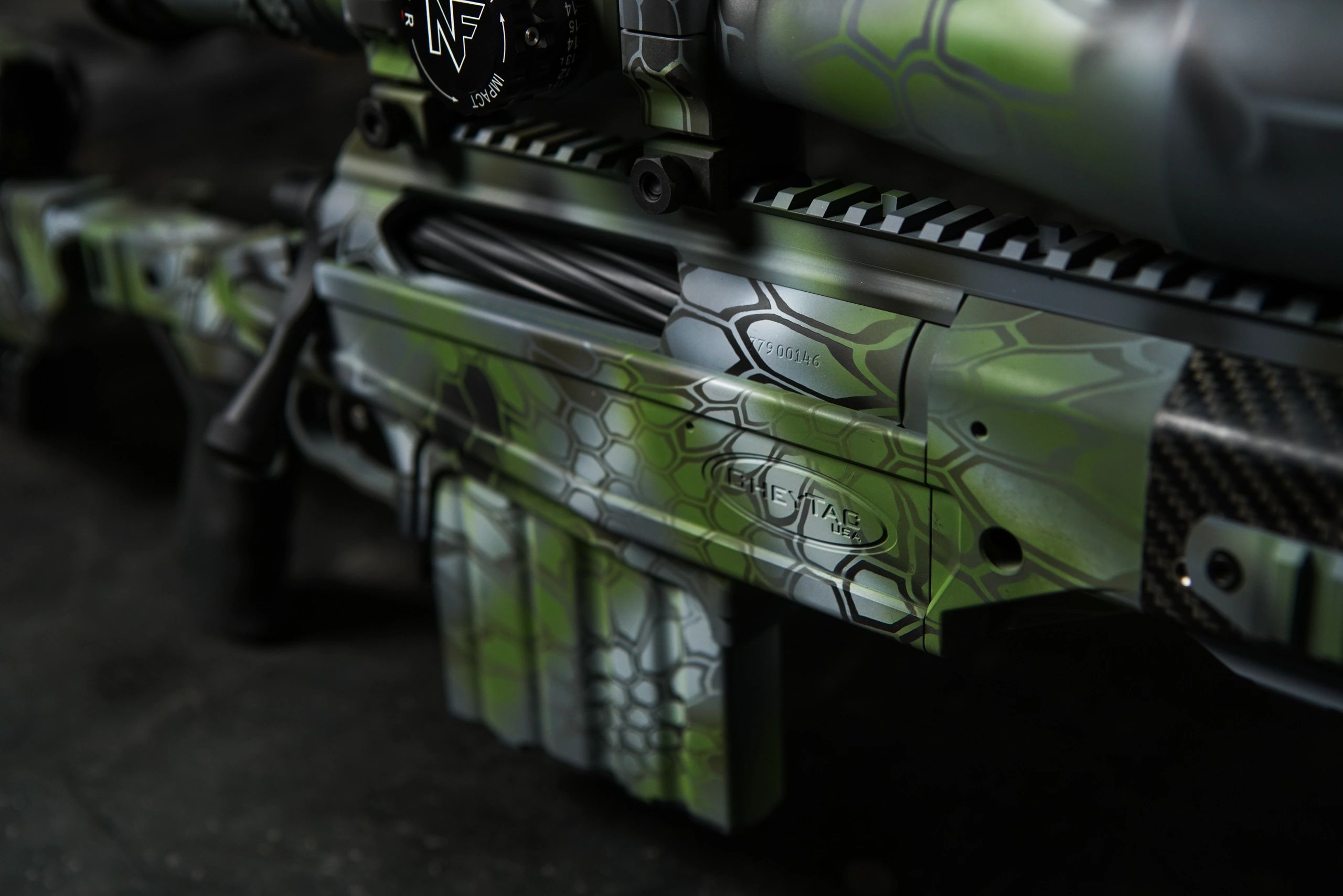 Custom Camo Painted Guns