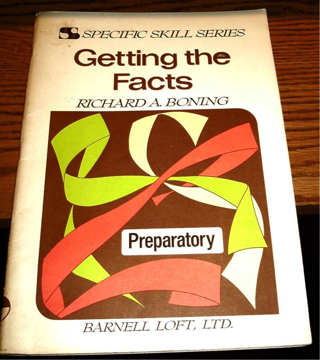 Vintage 1978 GETTING THE FACTS - PREPARATORY - Specific Skill Series ...