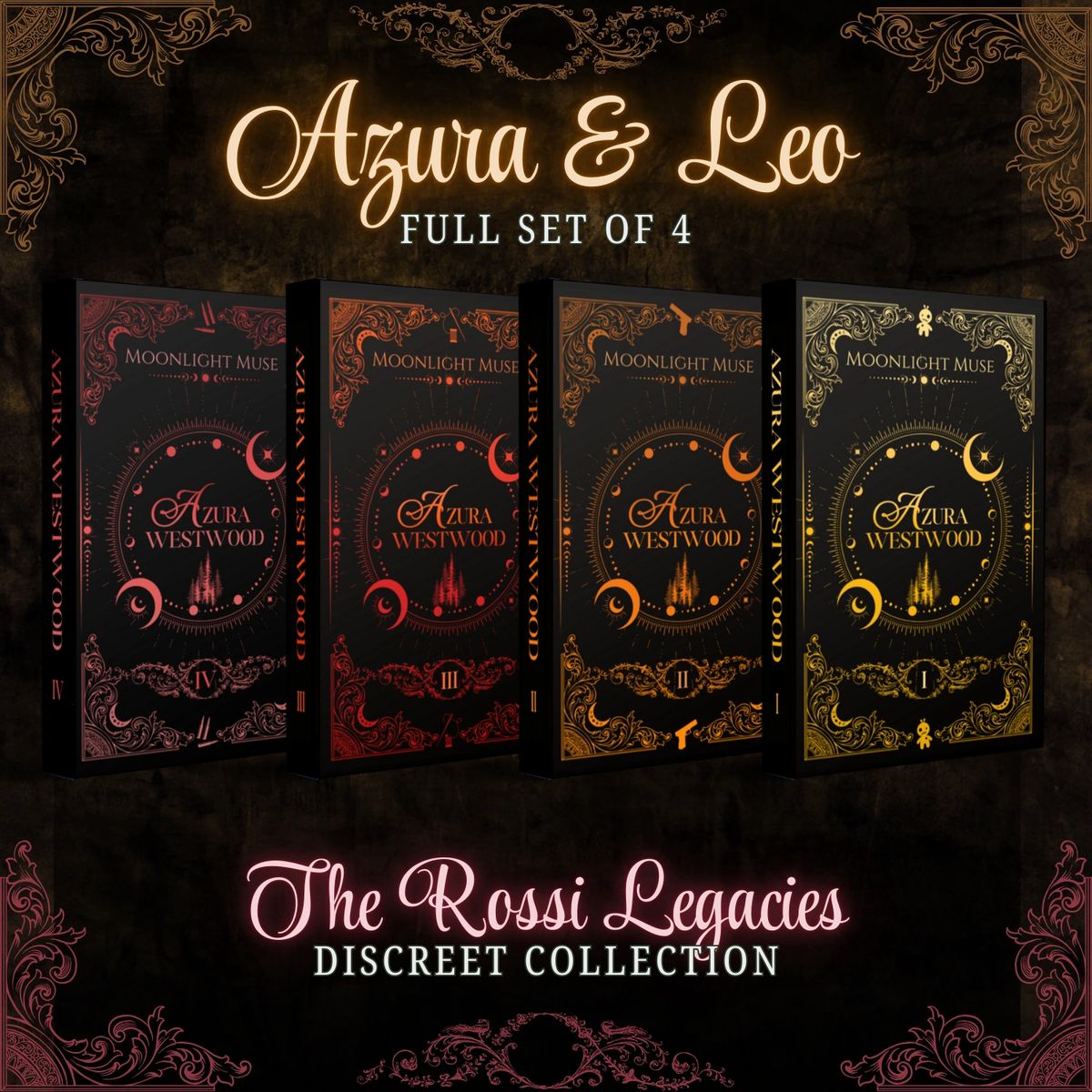 The Rossi Legacies Discreet Collection - Leo & Azura - Full Set of 4