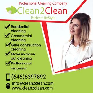 Clean 2 Clean Inc - Professional Cleaning Company