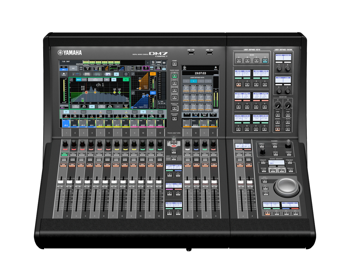 Yamaha - DM7-EX Compact | 72 Channel Digital Mixing Console w/CTL-DM7 ...