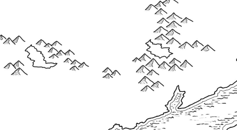 How To Draw Mountains On A Map