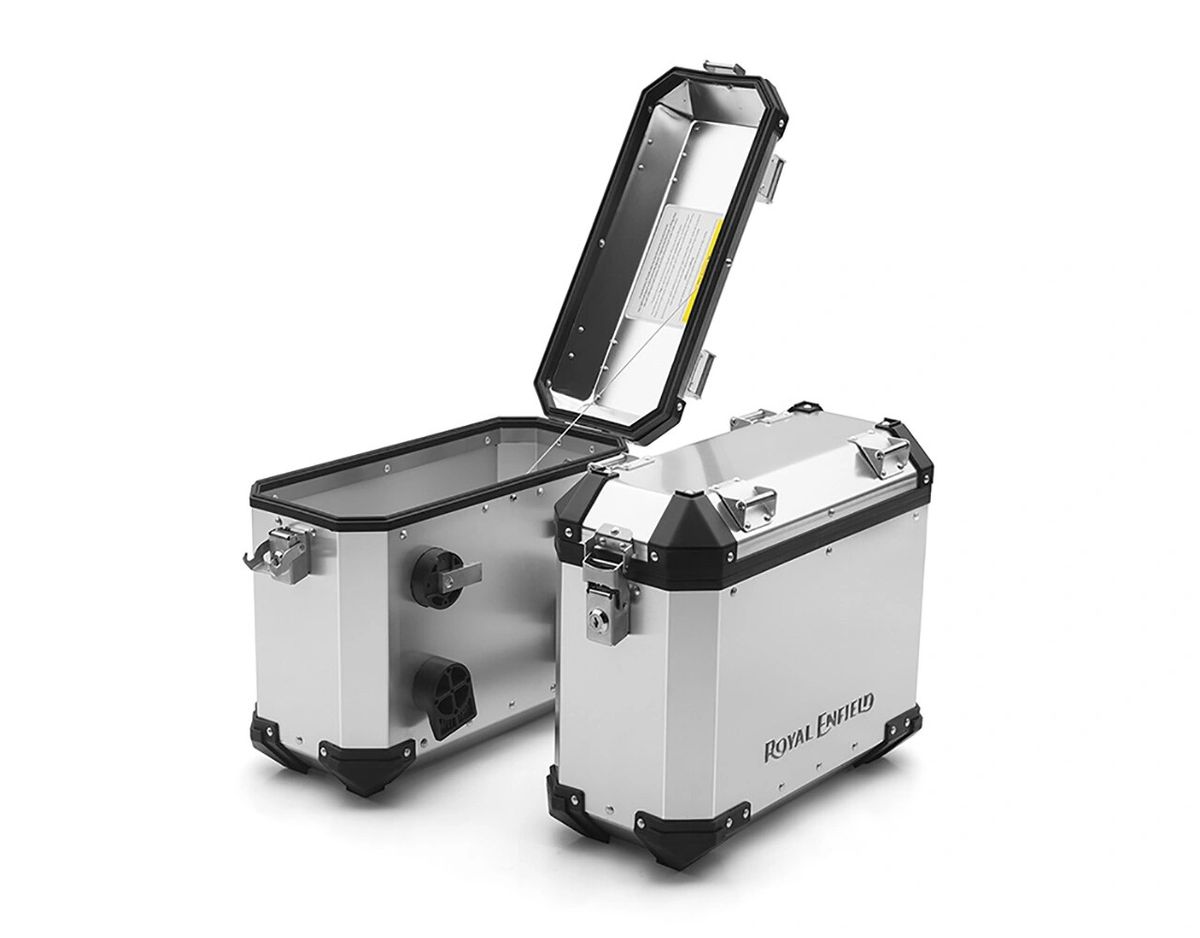 Aluminium Panniers For Royal Enfield Classic 350 | canoeracing.org.uk