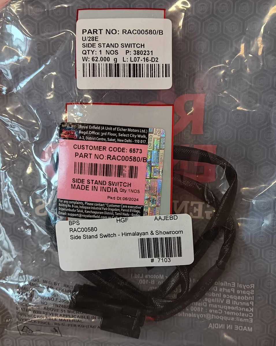 Side Stand Switch - Himalayan & Guerilla 450