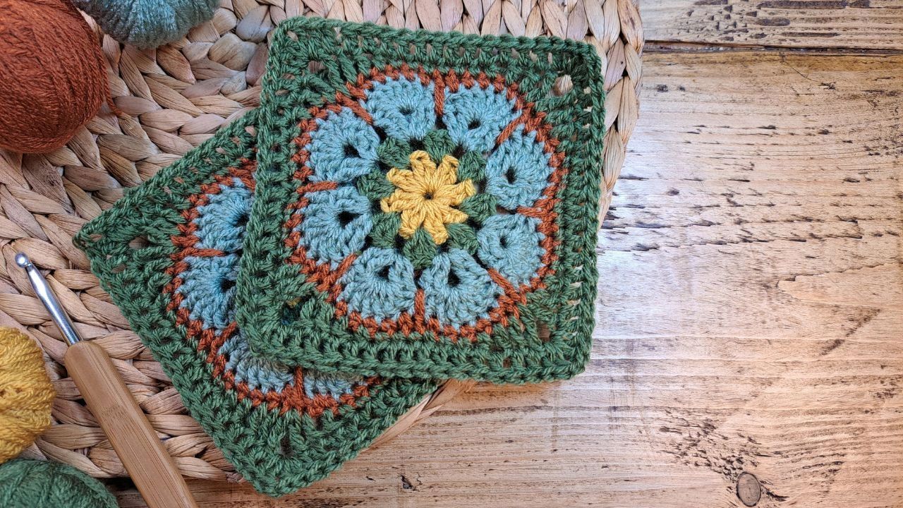 African Flower Square Video Tutorial