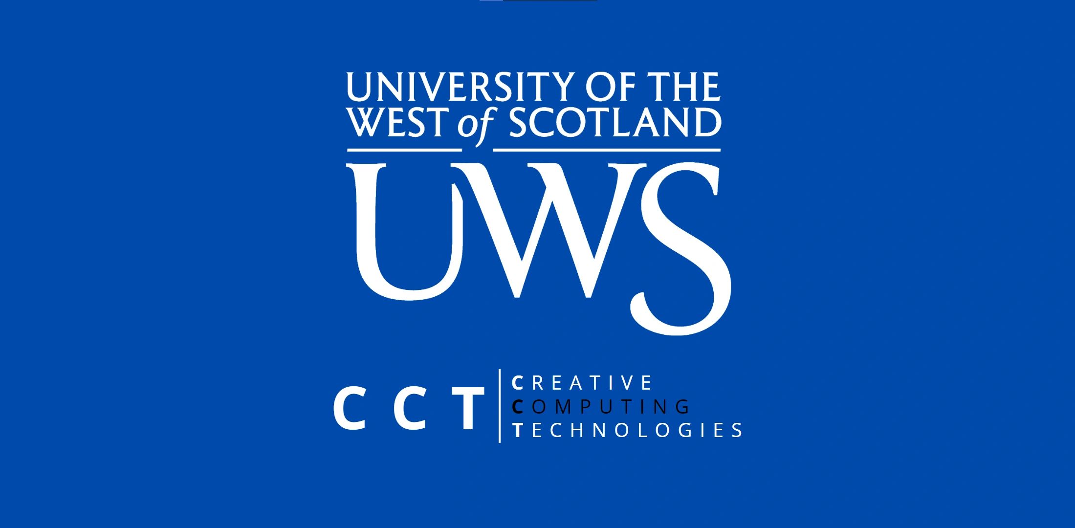 Flyer | UWS Creative Computing Technologies Research Group