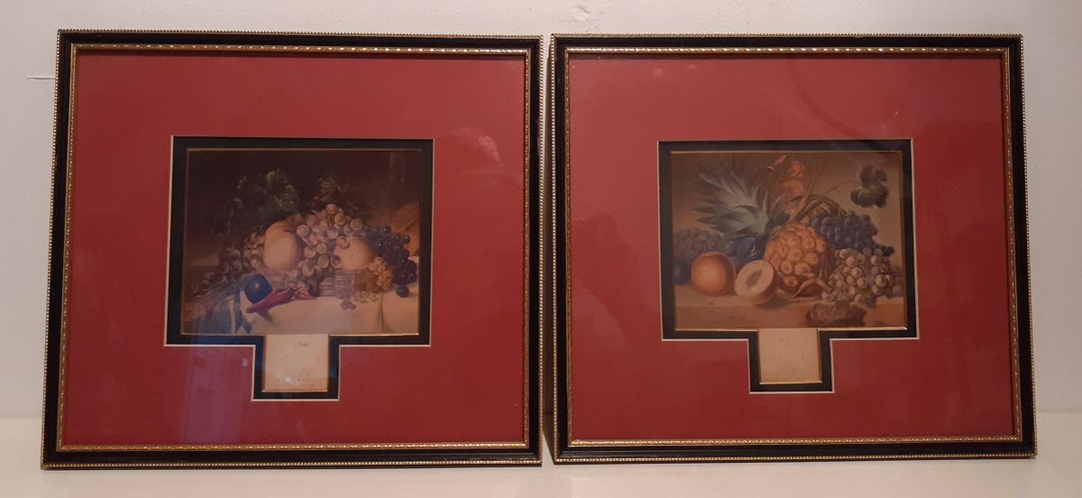 SOLD, Pair of George Baxter Prints, 1856