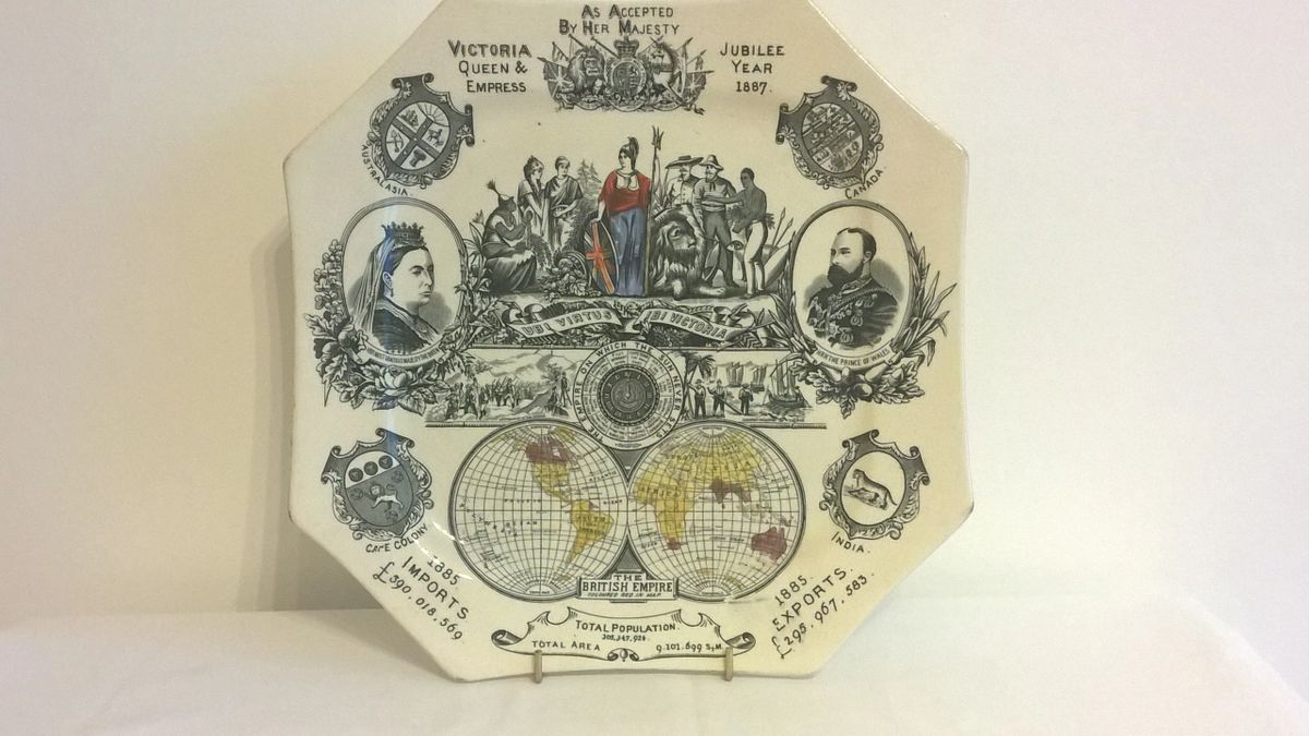 Sold, Queen Victoria 1987 Empire Jubilee Plate