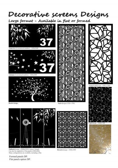 Decorative, Metal Screens - Bali Inspirations - Melbourne, Victoria