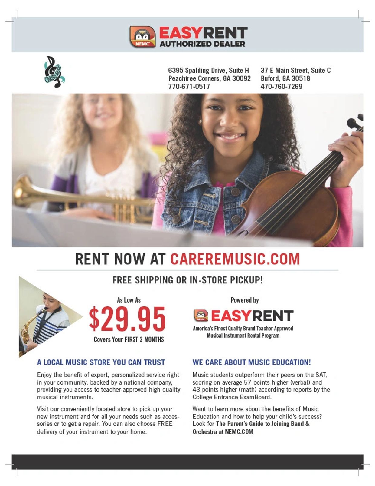 Carere Music Inc. - Music Lessons, Musical Instruments