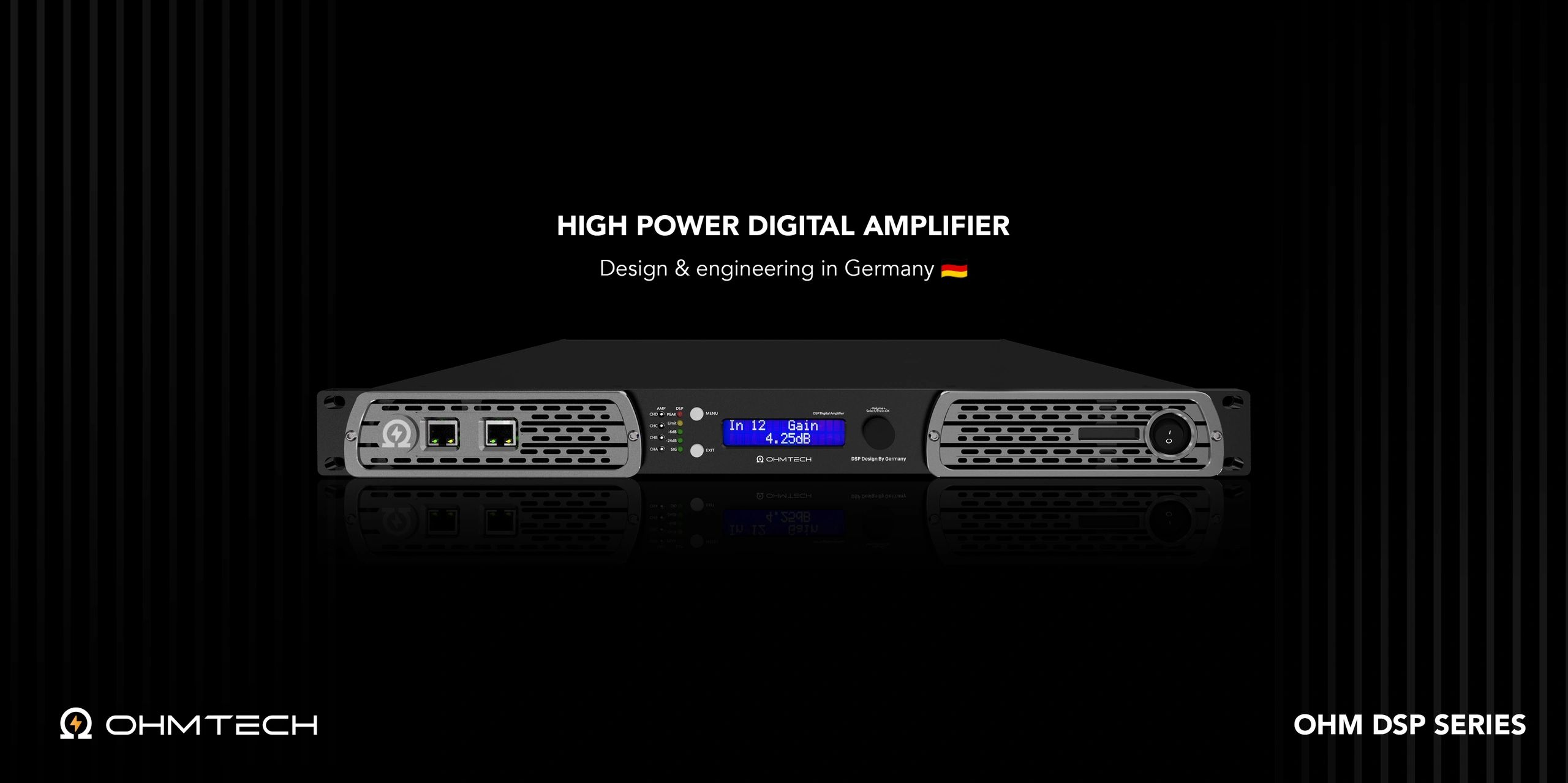 OHMTECH - HIGH POWER DIGITAL AMPLIFIER
