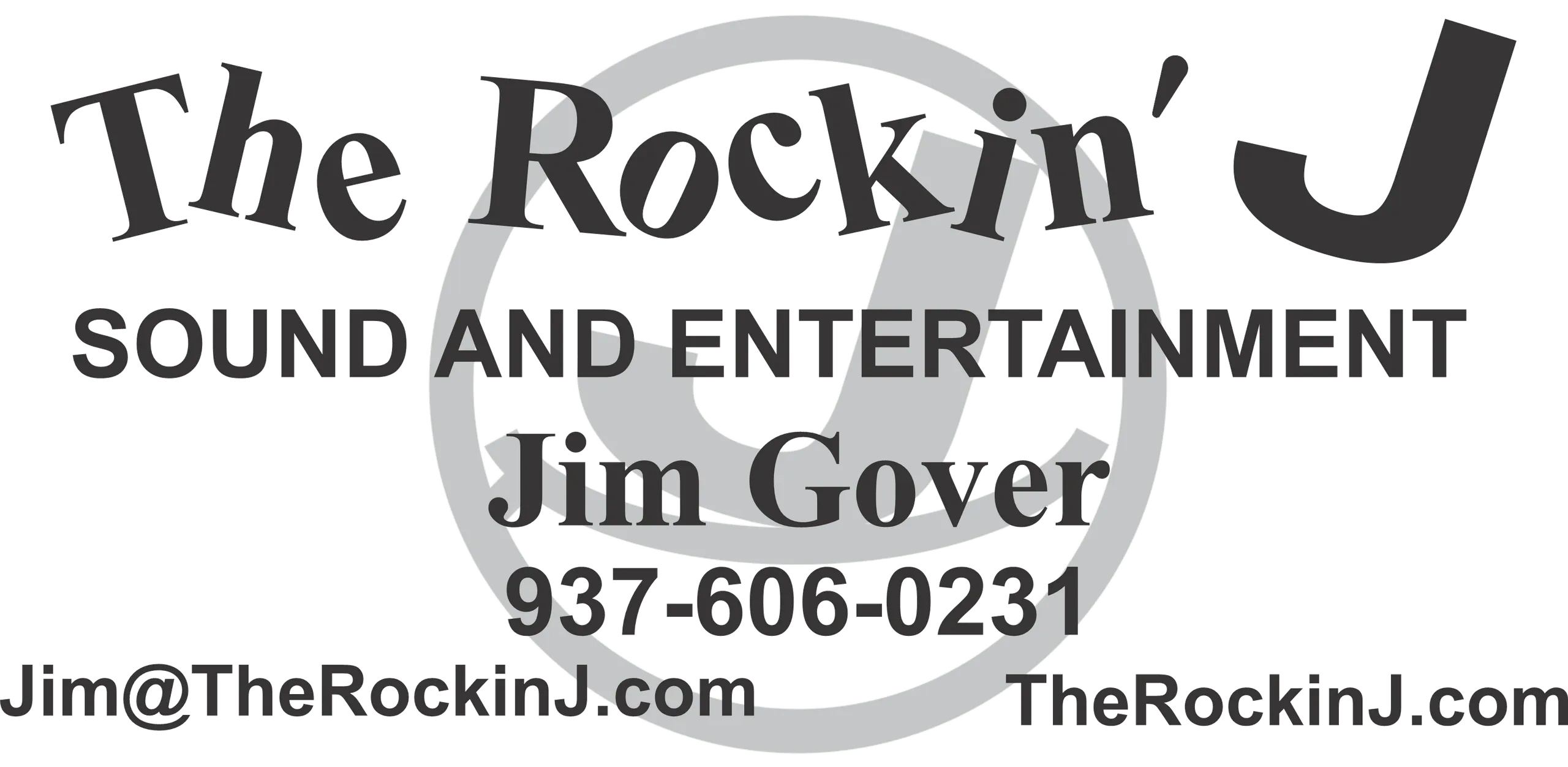 Sound and Entertainment Services by The Rockin' J