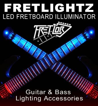 FRETLIGHTZ Guitar Fret board LED Spot Lighting 3 PACK NOS