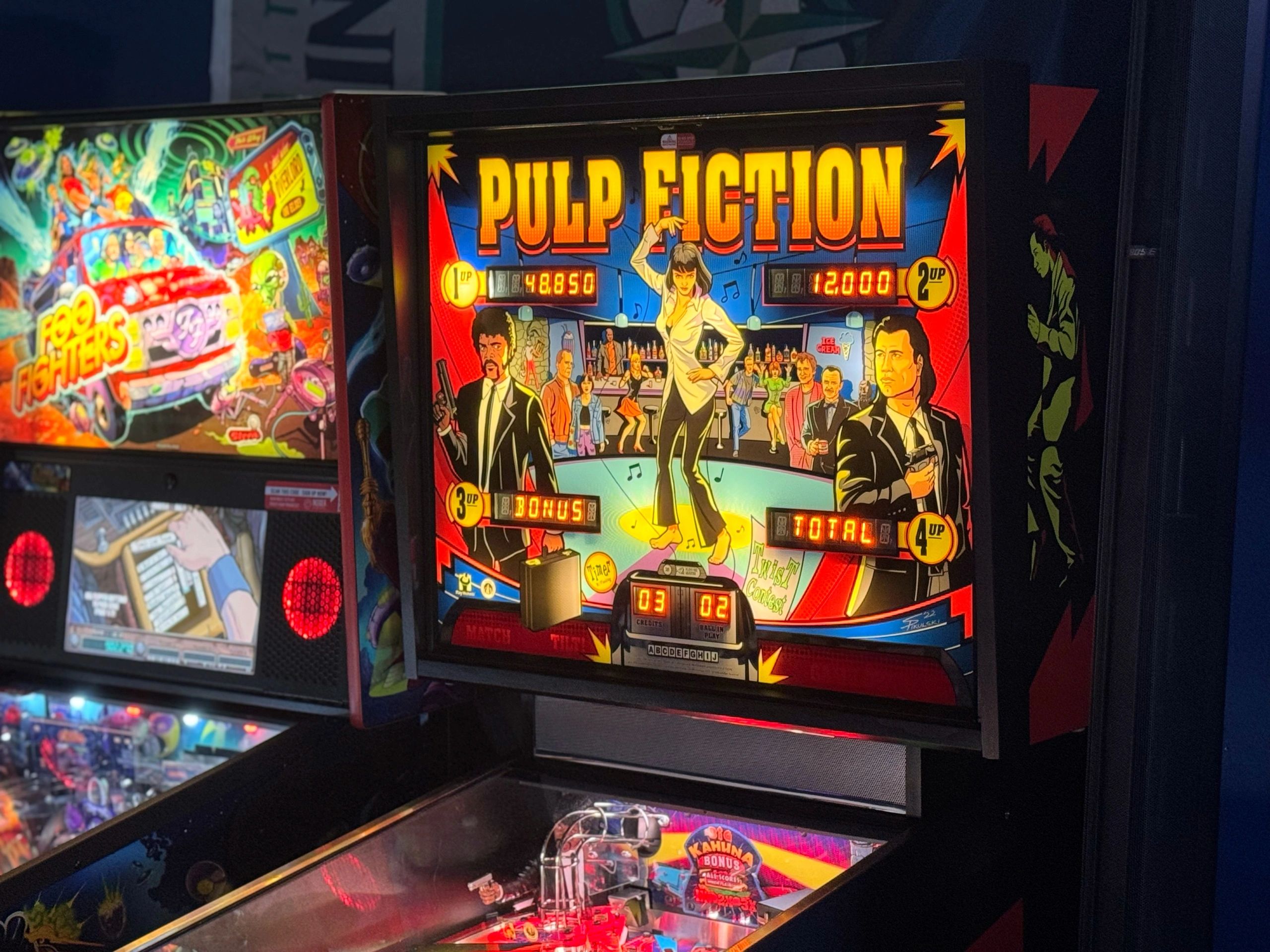 Pulp Fiction is our newest Pinball Machine
