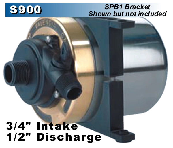 Model 517009 S900T Stainless Steel Pump, 20' cord, 810 gph