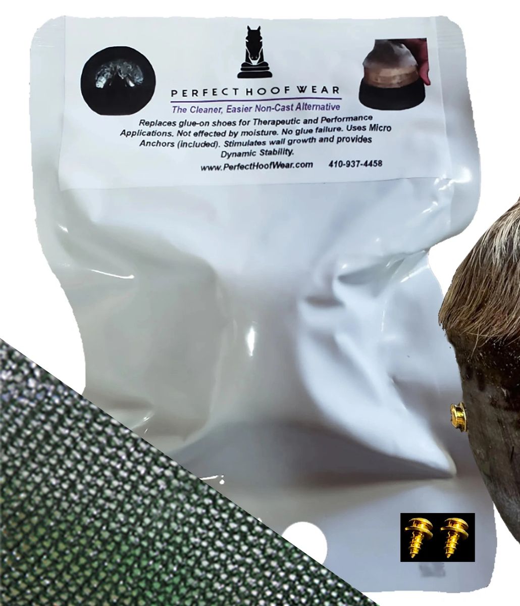 Perfect Hoof Wear Poly Wrap, Includes Anchors! SOLD IN PAIRS!