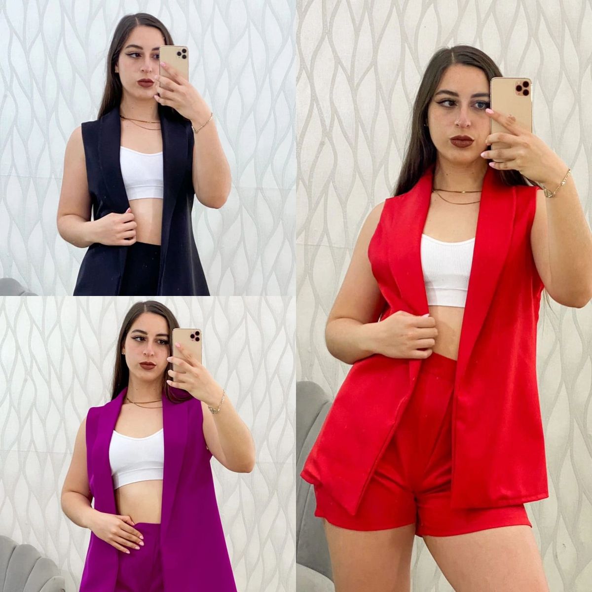 CONJUNTO CHALECO Y SHORT