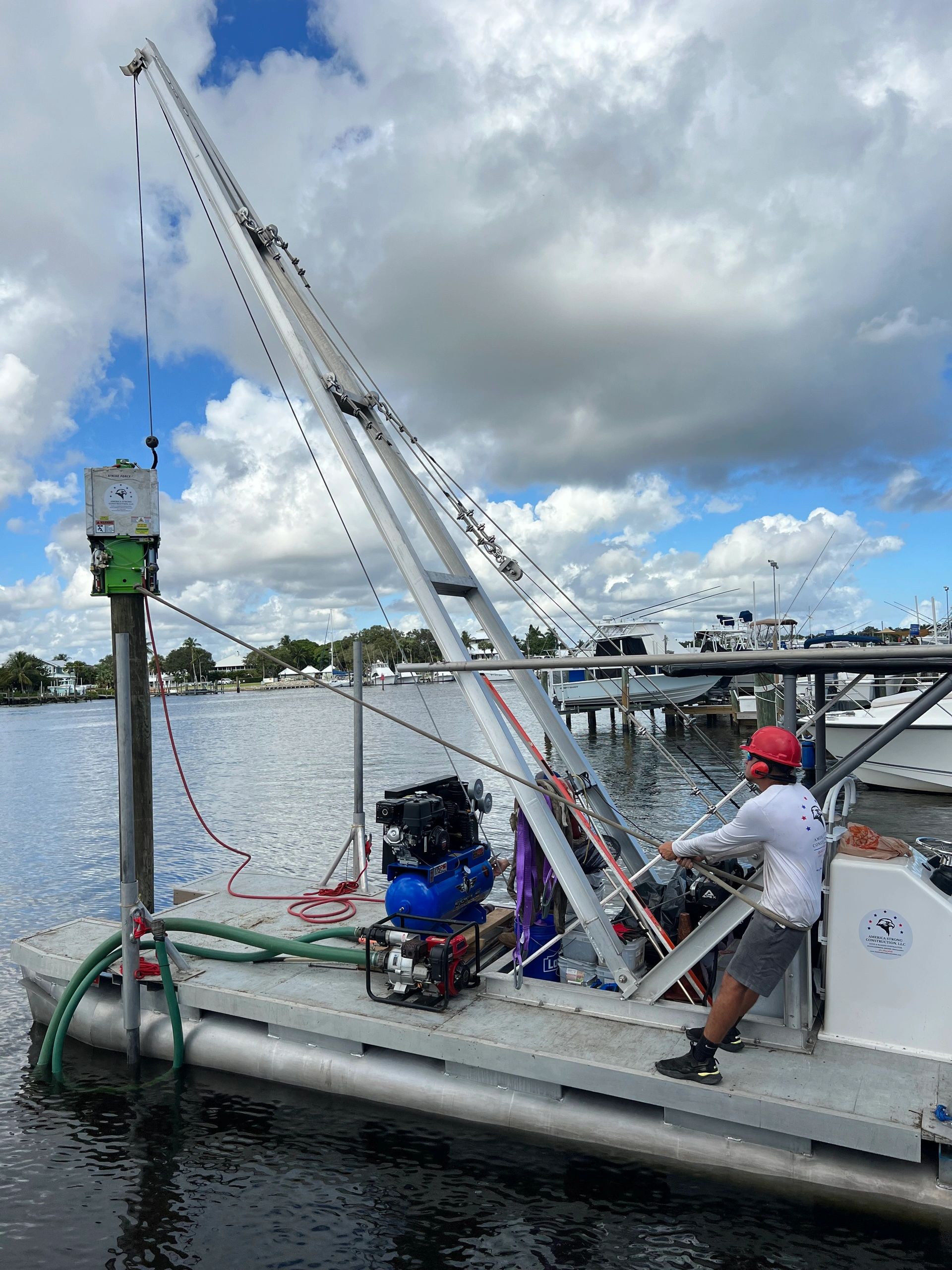 Driving Success: The Advantages of Pile Driving for Dock Pilings