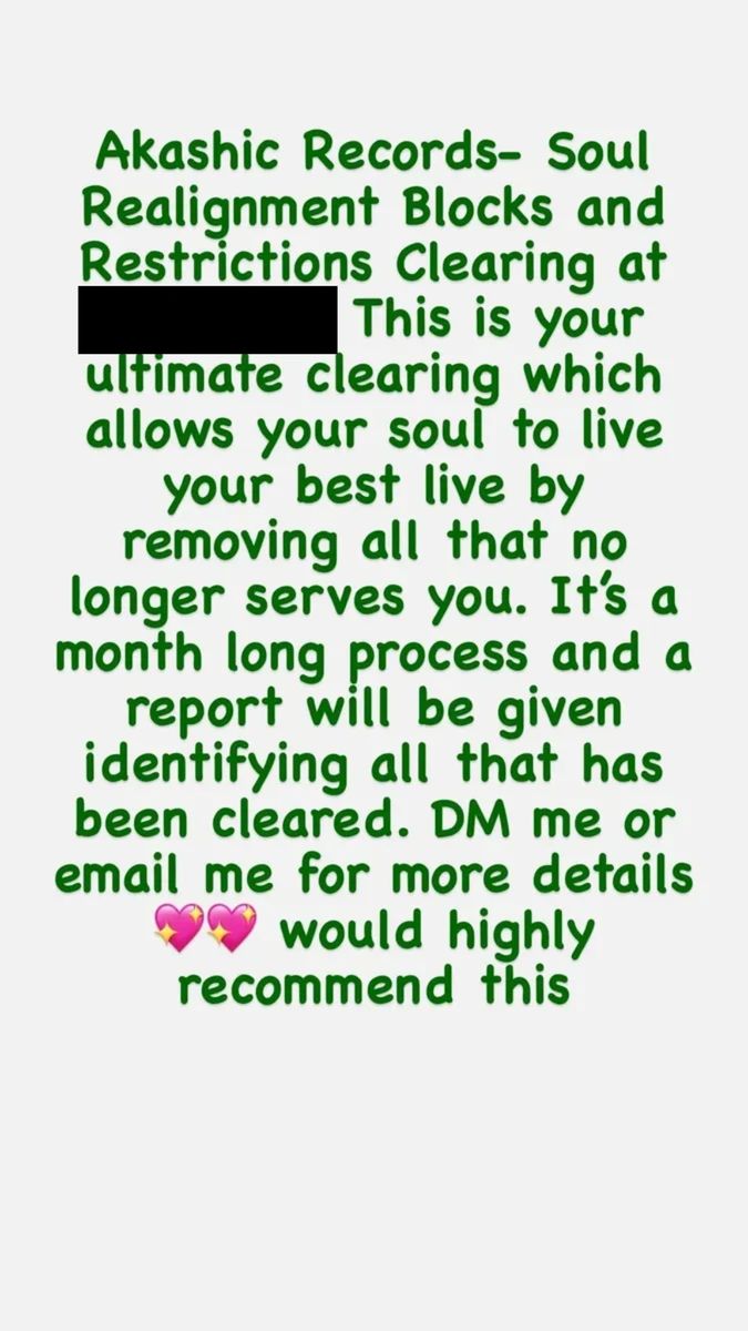 AKASHIC RECORDS- SOUL REALIGNMENT BLOCKS AND RESTRICTIONS CLEARING