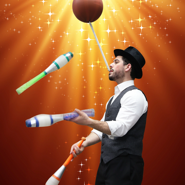 The Nussi Show - Magic Juggling Show, Jewish Yiddish Speaking