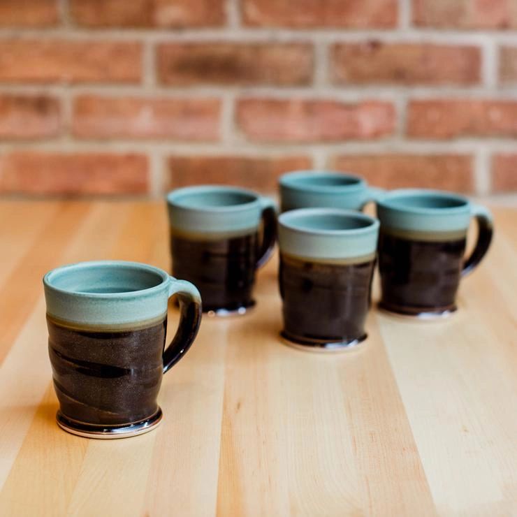 Royce Yoder Pottery- Mug Brown