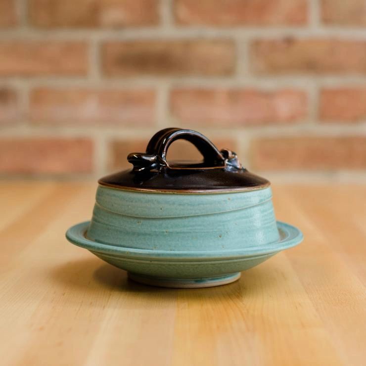 Royce Yoder Pottery- Butter/Cheese Dish