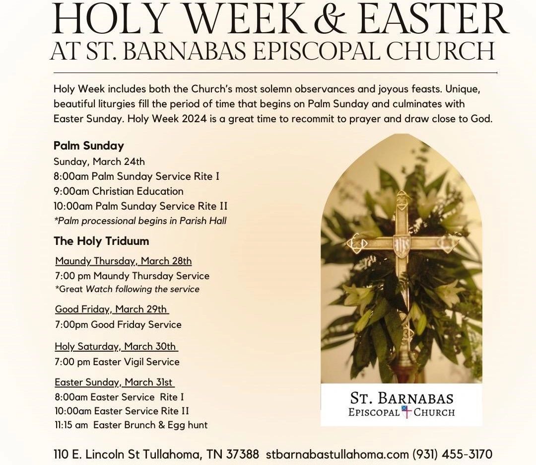 St. Barnabas Episcopal Church in Tullahoma, Tennessee