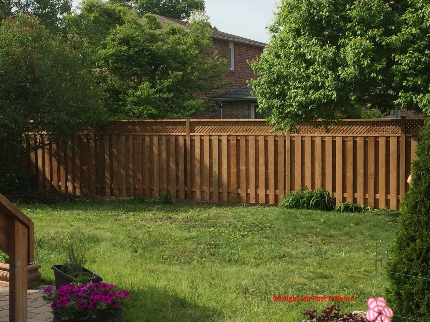 Straight Up Post N Fence - Fencing, Decks
