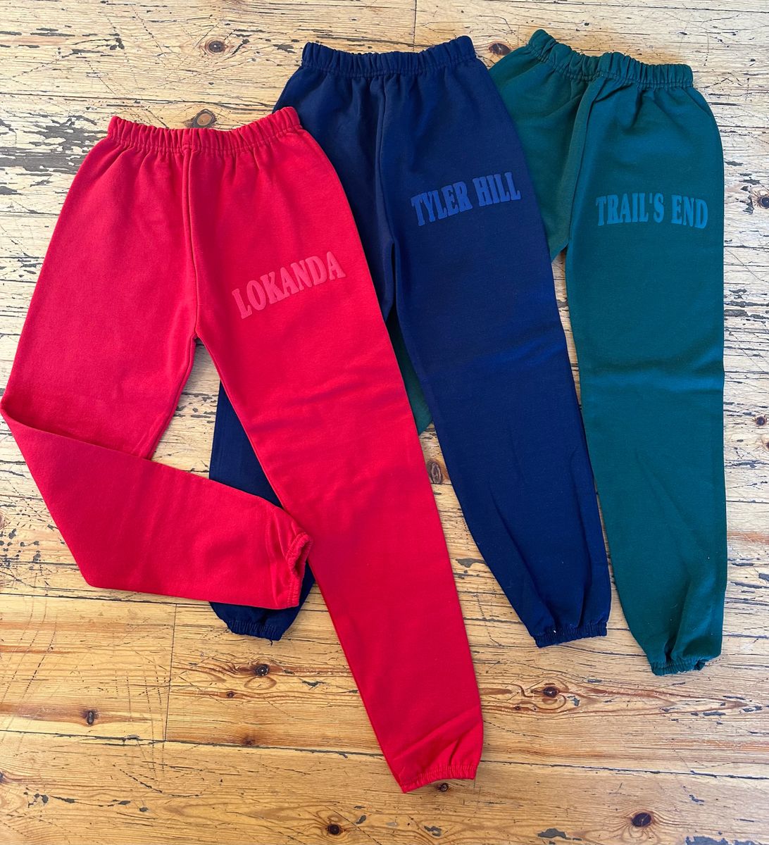 Tone on Tone Embossed Sweatpants