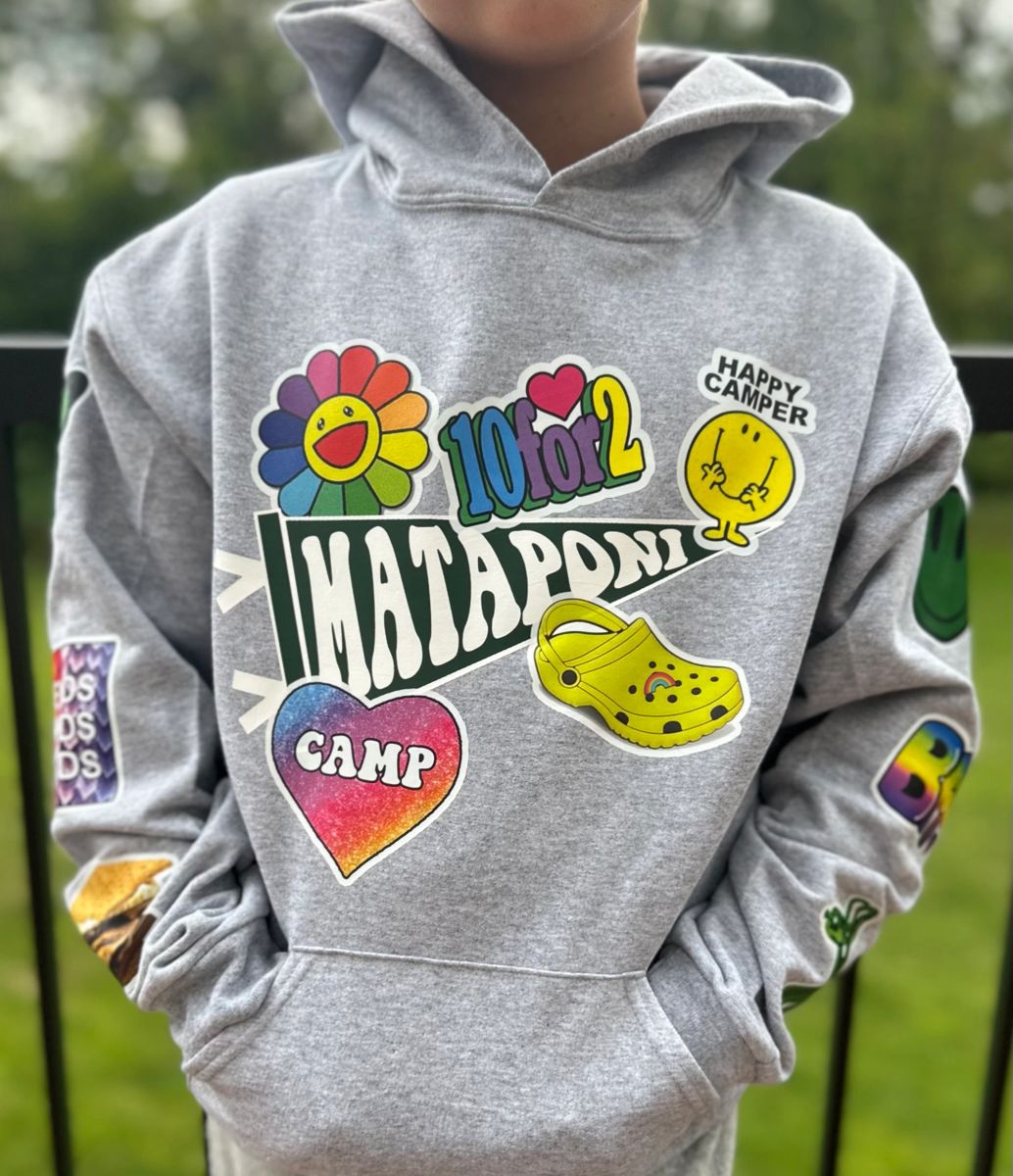 ULTIMATE PENNANT PATCH DECAL HOODIE (12 PATCHES)