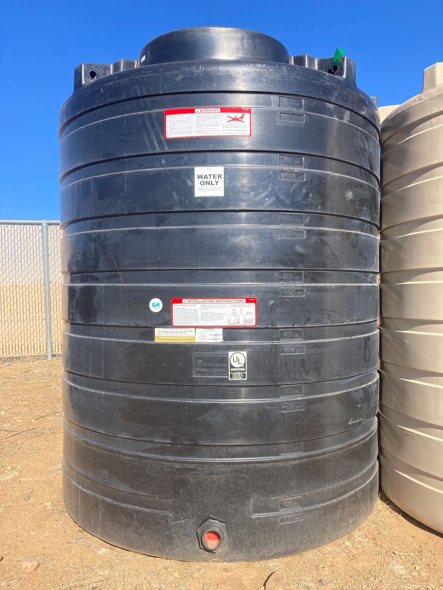 Enduraplas 870 gallon water tank