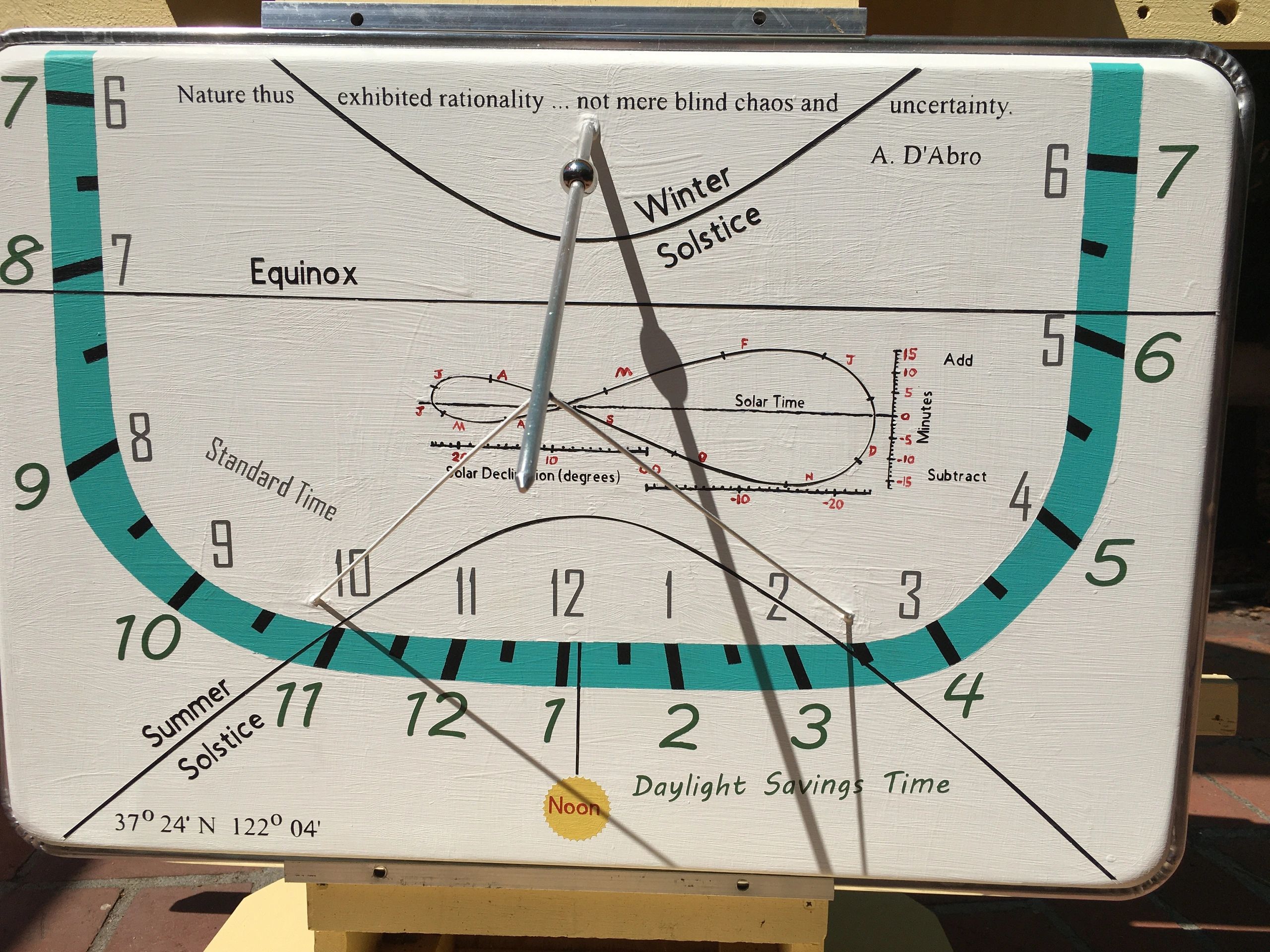 Sundial and Hoya - Sundials, Custom Designed and Built Sundials