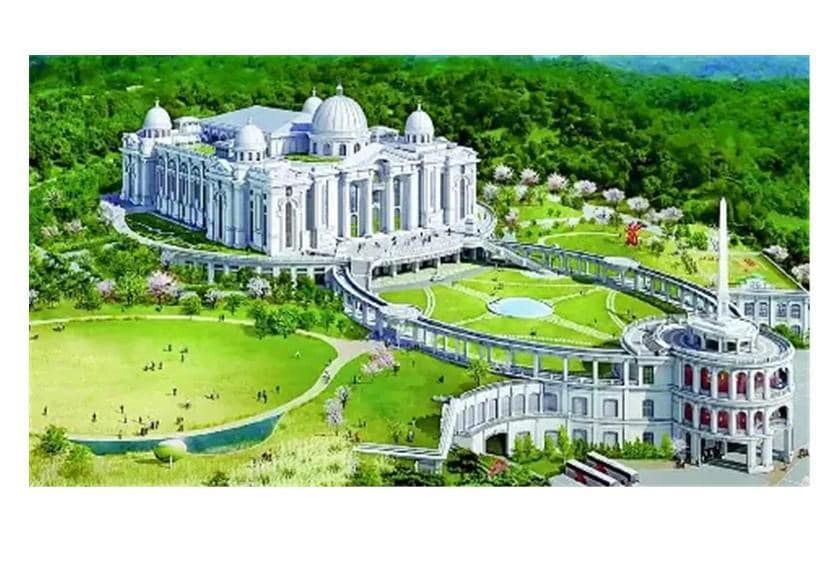 The fall of "Cheon Won Gung" Palace in Cheongpyeong