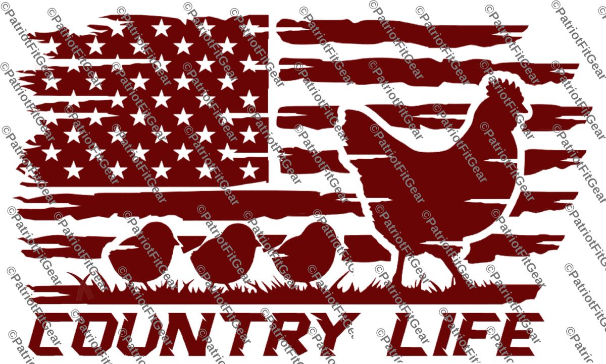 Chicken, Country Life, Hen, Chicks, Flag, Fowl, Poultry Farm, Custom ...