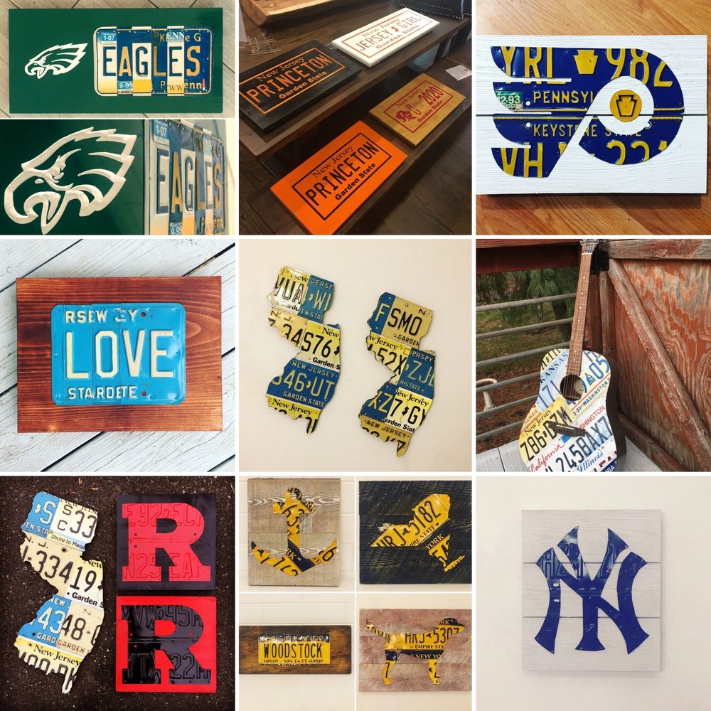 State Plate Signs - License Plate Crafts, Signs