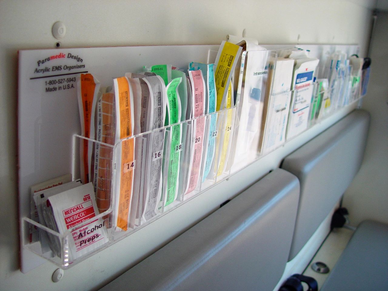 Paramedic Design Inc: Acrylic EMS Organizers, Paramedic Supplies