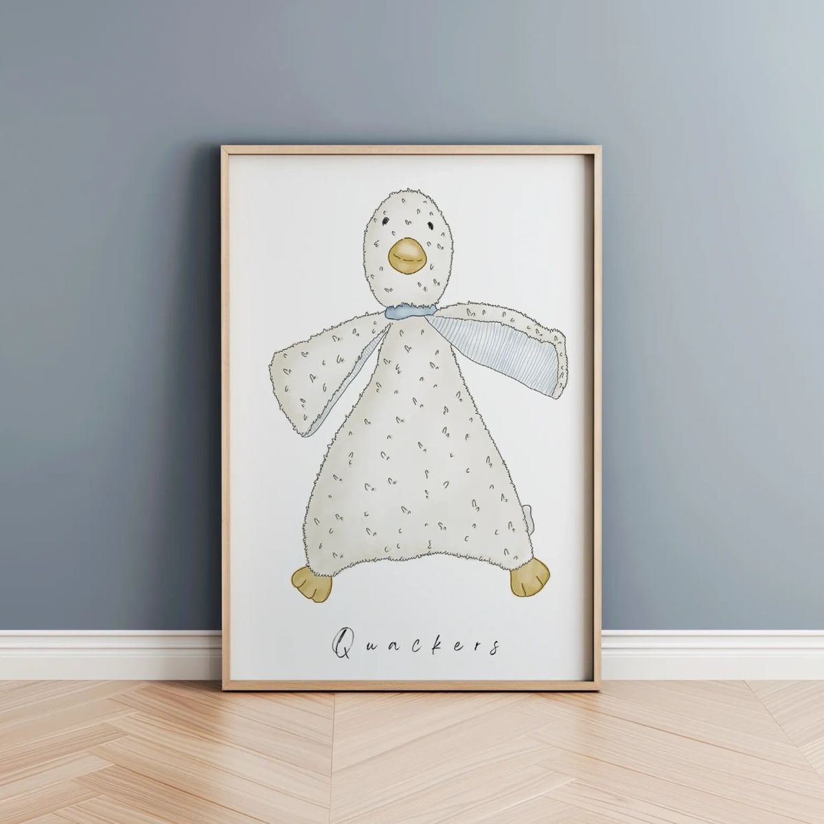 Bespoke Teddy & Blankie portraits