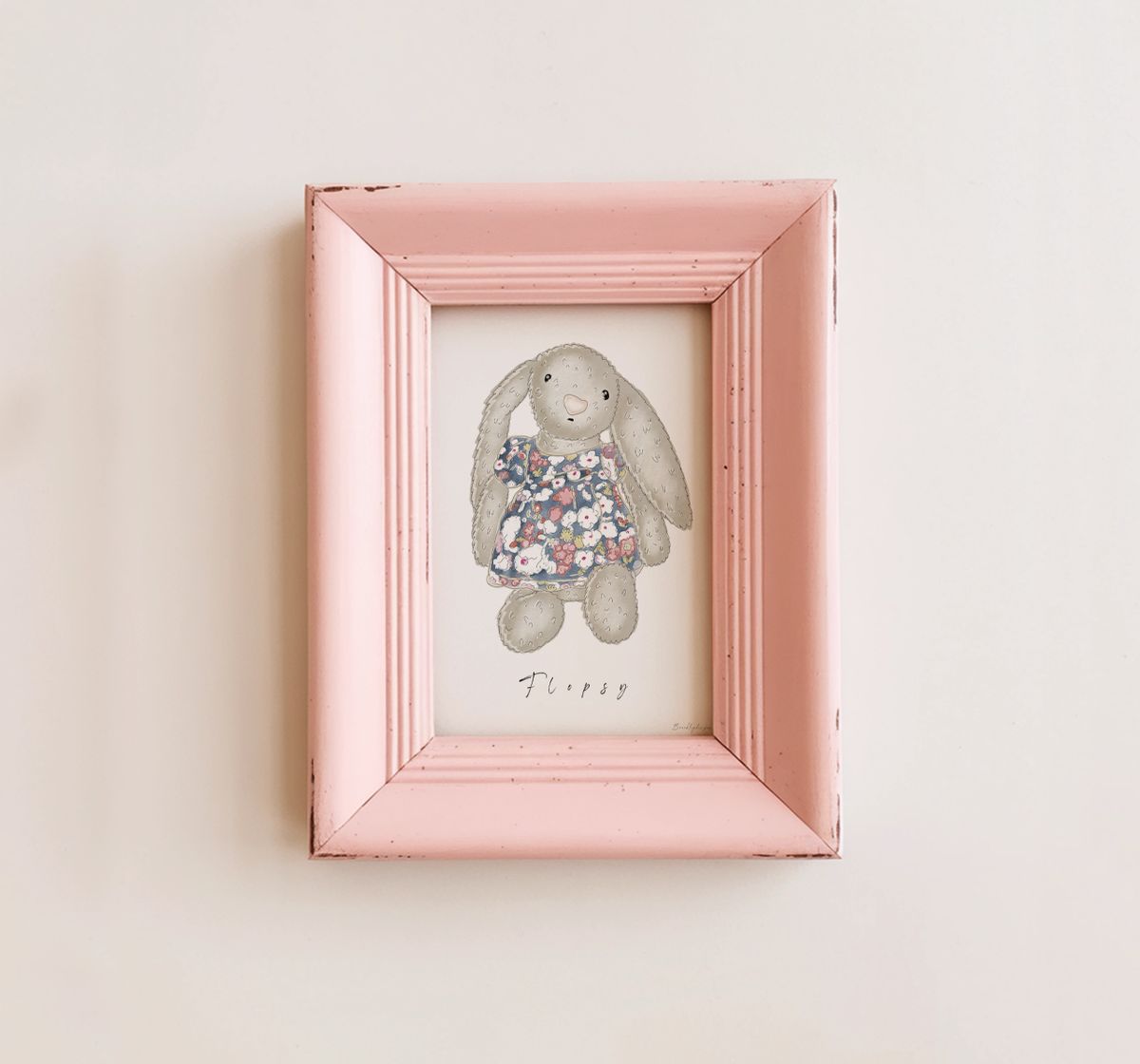 Bespoke Teddy & Blankie portraits