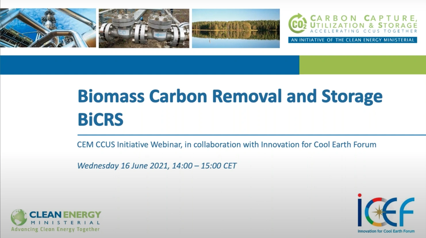 Biomass Carbon Removal and Storage (BiCRS)