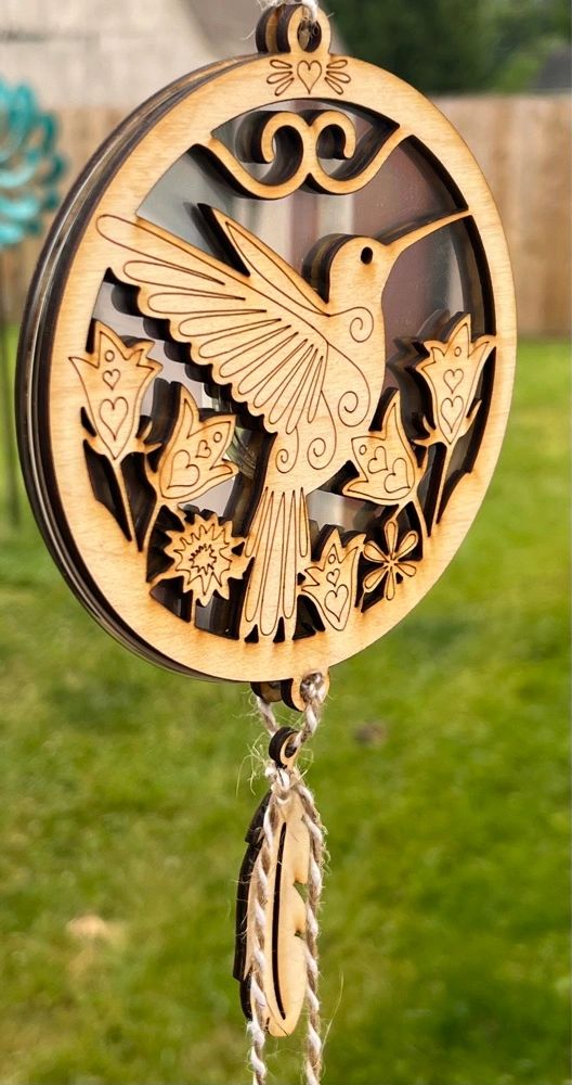 2- hummingbird cd suncatcher kits.