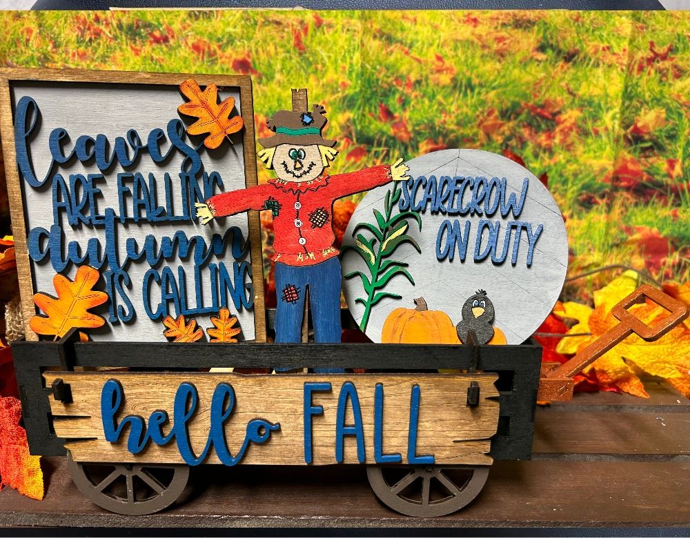 add on scarecrow tiered tray