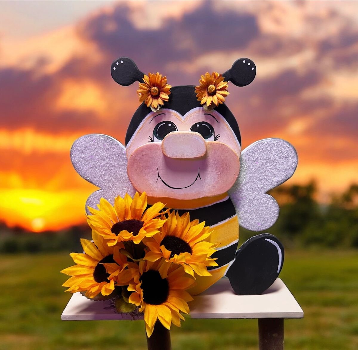 Chunky wood bee kit.