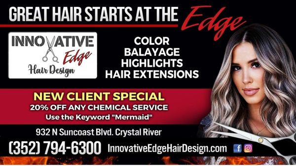 Hair Salon, Hair Offers - Innovative Edge Hair Design - Inverness, Florida