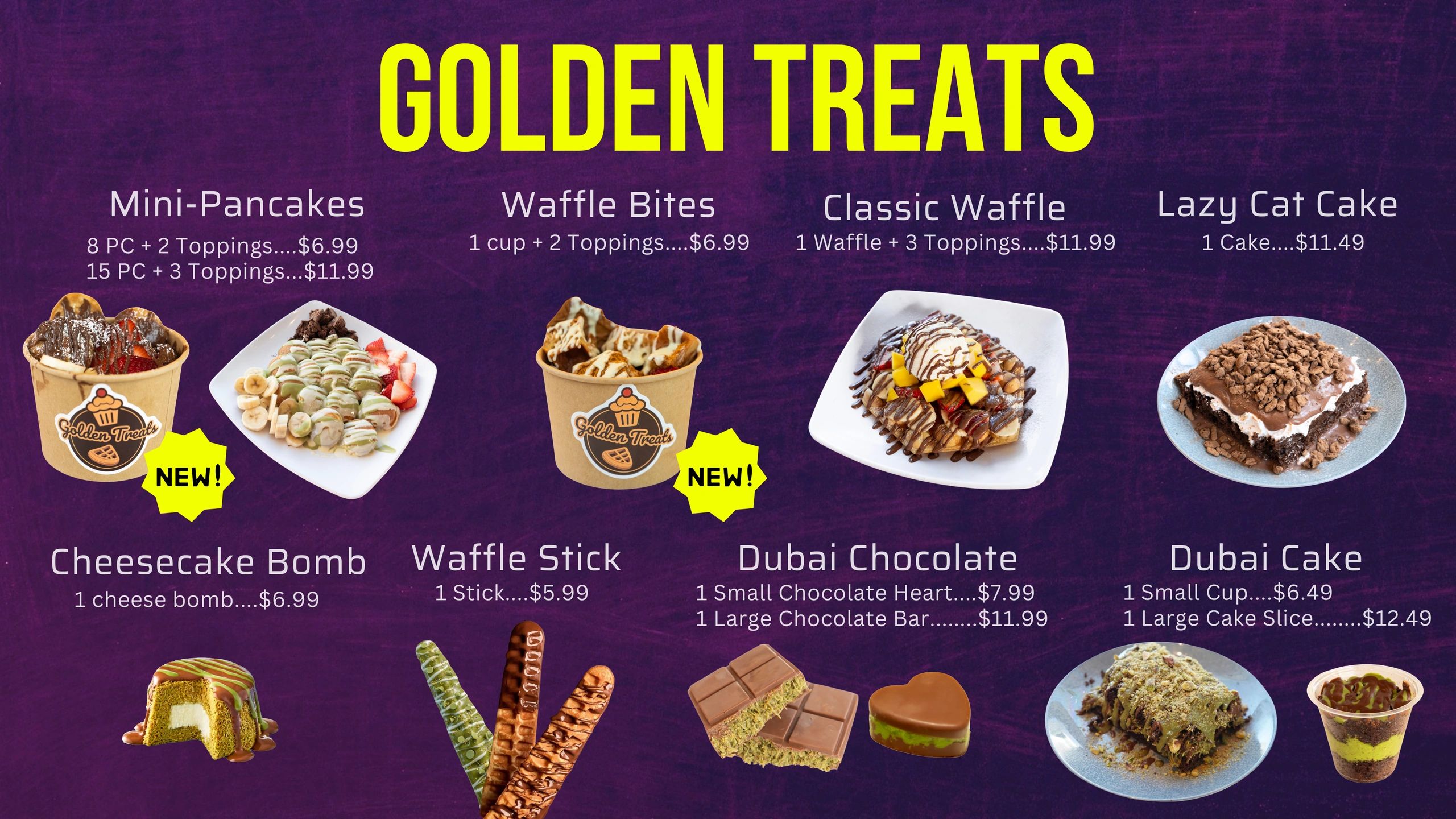 Menu | Luna Dessert Cafe & Green Nest