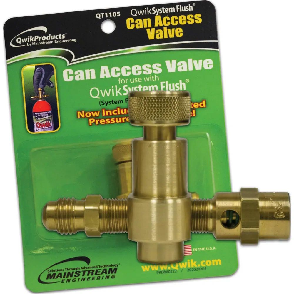 Qwik System Flush Can access Valve