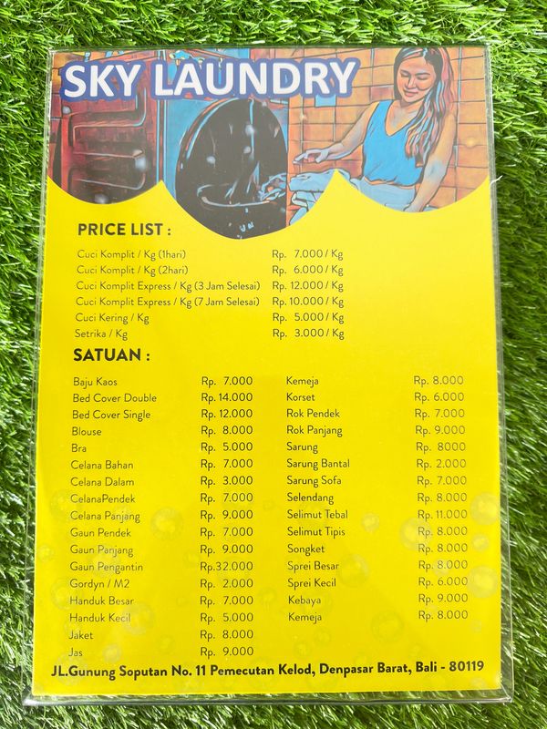 Laundry, Laundry Terdekat - Sky Laundry - Denpasar, Bali