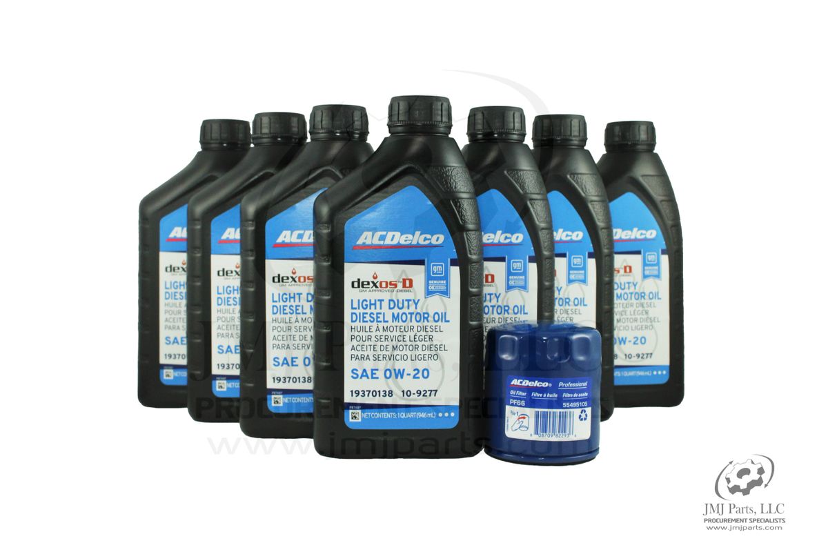ACDelco DexosD Oil Change Kit SAE 0W-20 Light Duty Diesel, 59% OFF